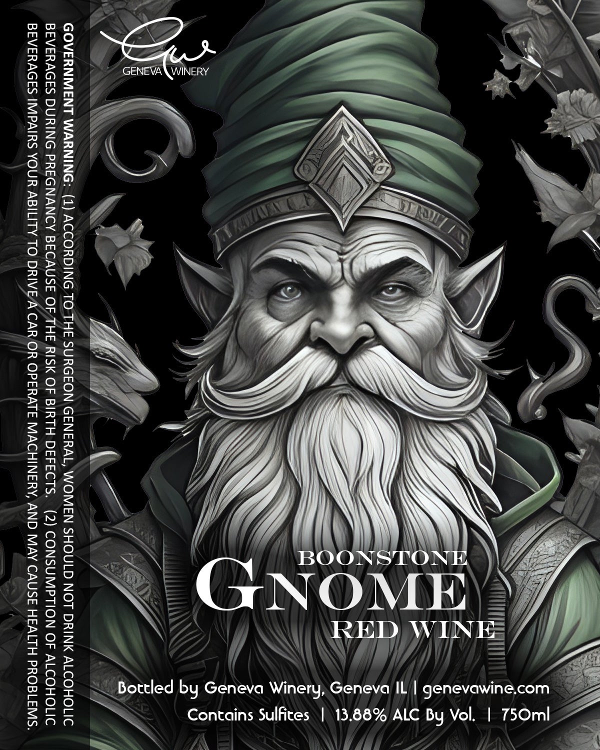 Boonstone Gnome 750ml, Red Wine | Geneva Winery